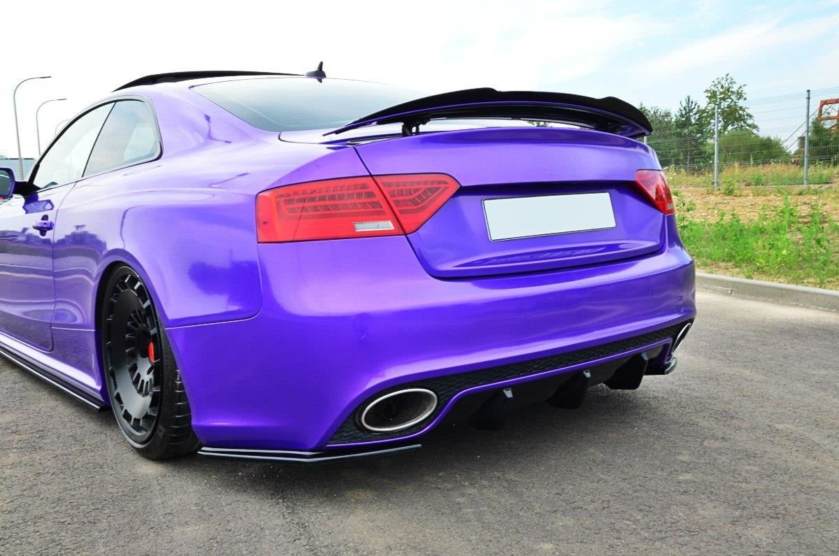 Audi B8 B8 5 RS5 Rear Spoiler Extension Maxton Design Canada Audi B8 B8 5 RS5 Rear Spoiler Extension Maxton Design Canada