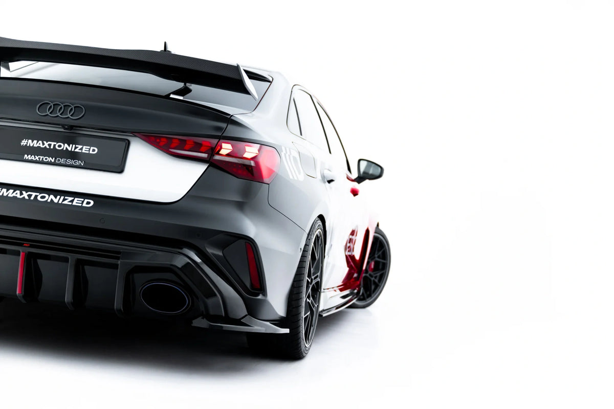 Audi - RS3 Sedan - 8Y Facelift - Rear Side Splitters - V1 – Maxton ...