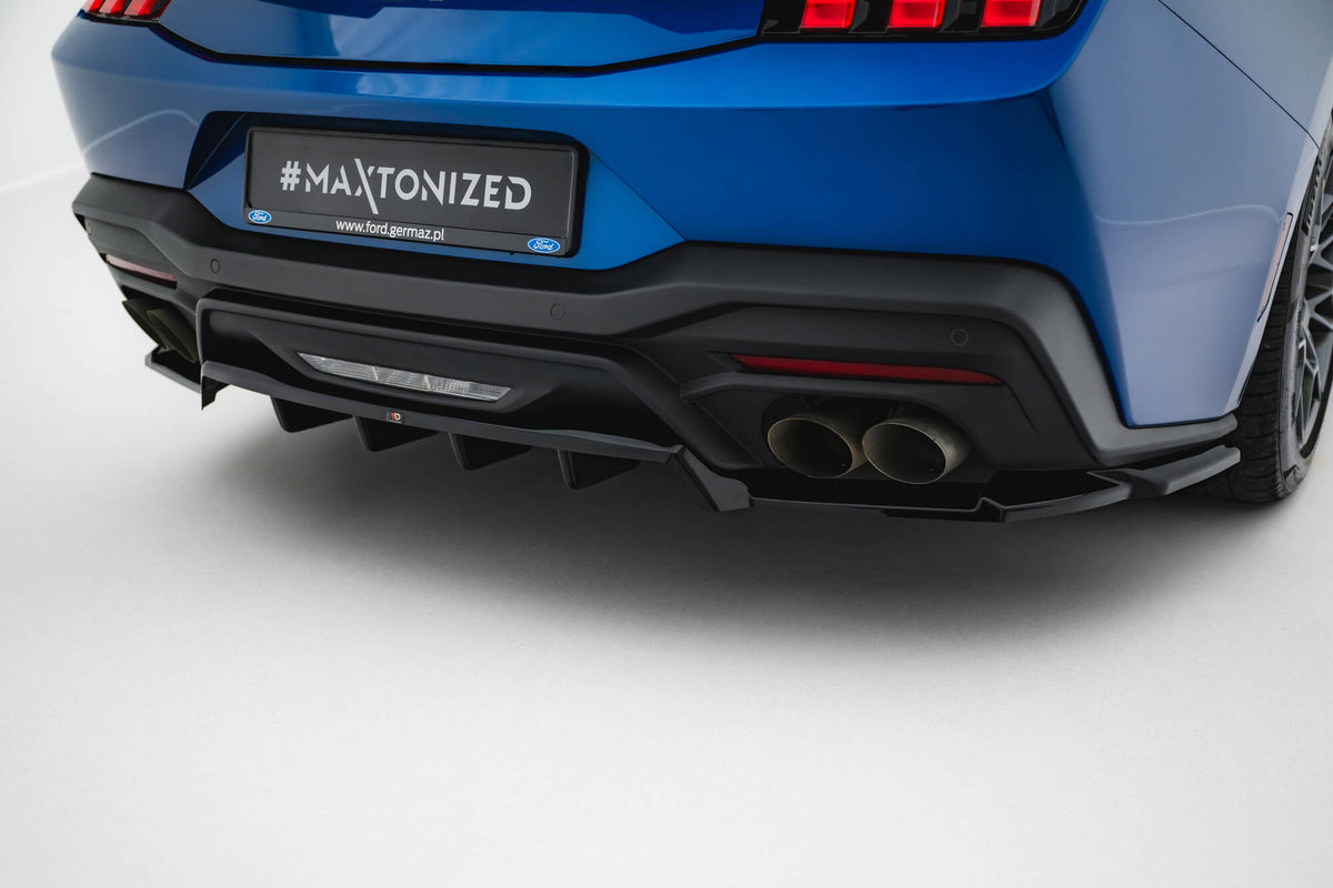 Ford - Mustang GT Mk7 - Rear Splitter (with vertical bars) – Maxton ...