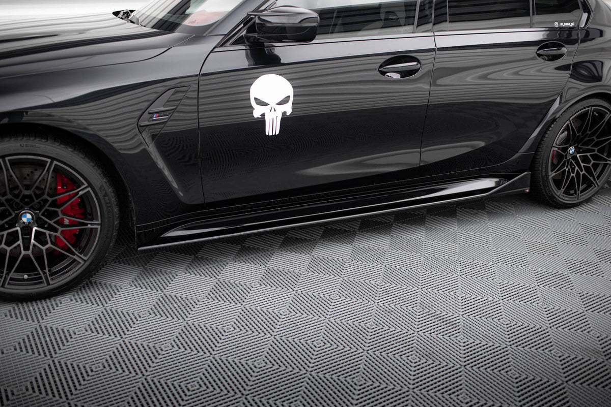 BMW - M3 SEDAN/TOURING - G80/G81 - CSL LOOK - SIDE SKIRTS DIFFUSERS ...