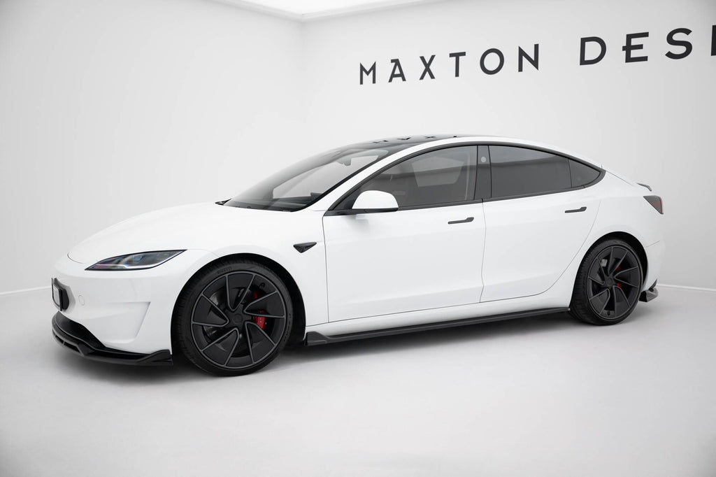 TESLA - MODEL 3 PERFORMANCE - FACELIFT - SIDE SKIRTS DIFFUSERS - V3 ...
