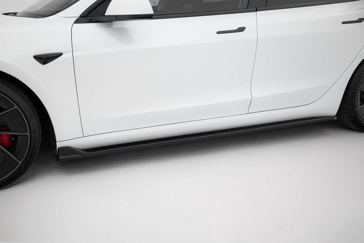 TESLA - MODEL 3 PERFORMANCE - FACELIFT - SIDE SKIRTS DIFFUSERS - V3 ...