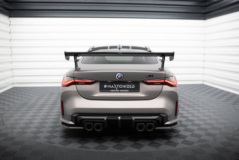 BMW - G82 - M4 - CARBON SPOILER WITH EXTERNAL BRACKETS UPRIGHTS – Maxton Design Canada