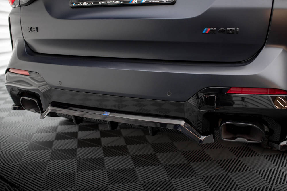 BMW - X3 - MPack - G01 - Facelift - Central Rear Splitter (with Vertic ...