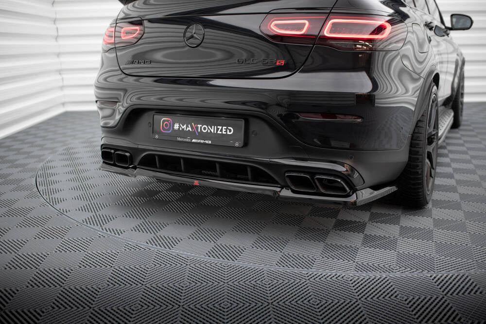 MERCEDES - AMG GLC 63 - COUPE C253 - Central Rear Splitter (with Verti ...