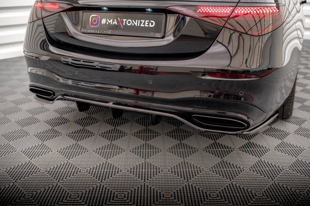 MERCEDES BENZ - S LONG AMG - LINE W223 - Central Rear Splitter(with Ve ...