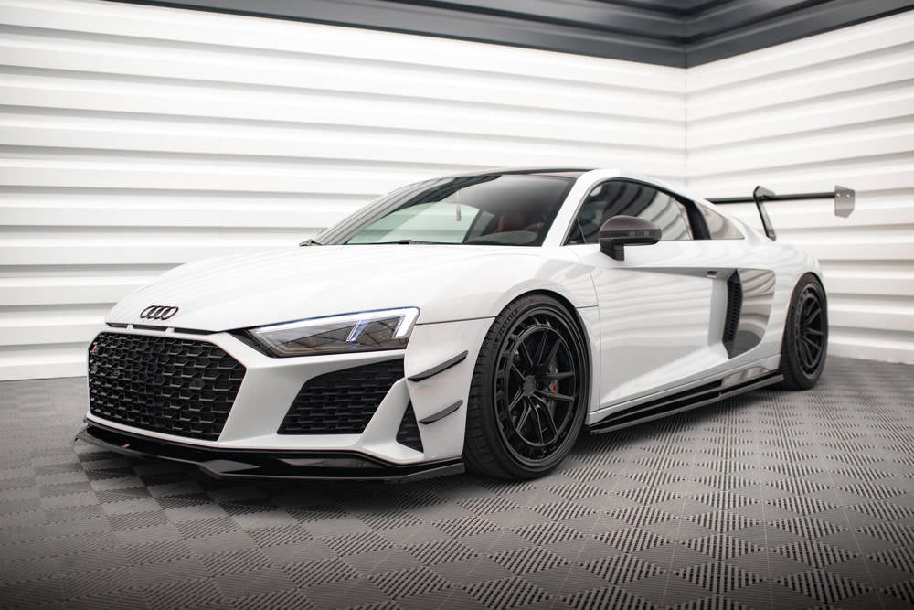 AUDI - R8 - MK2 FACELIFT - FRONT BUMPER WINGS (CANARDS) – Maxton Design ...