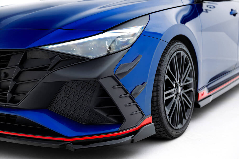 Hyundai Elantra N - MK7 - Front Bumper Wings (Canards) – Maxton Design ...