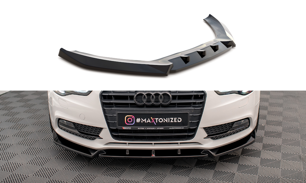Audi - A5 B8.5 - Non S-Line - Front Splitter - V1 – Maxton Design Canada