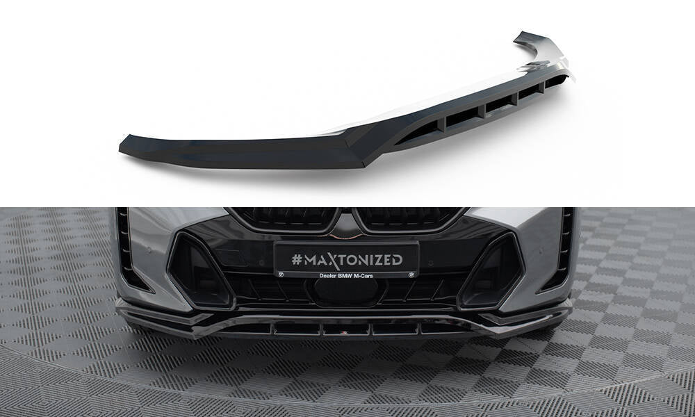 BMW - X6 M-PACK - G06 FACELIFT - FRONT SPLITTER - V1 – Maxton Design Canada