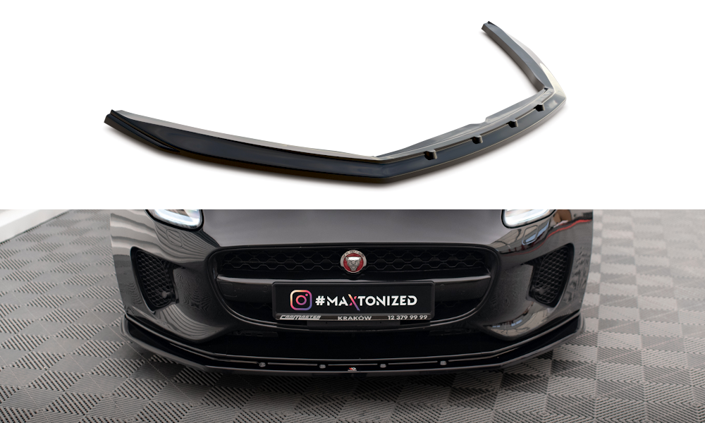 Jaguar - F-Type - MK1 - Front Splitter - V1 - Facelift – Maxton Design ...