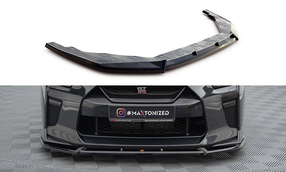NISSAN - GTR R35 - FACELIFT - Front Splitter - V2 – Maxton Design Canada