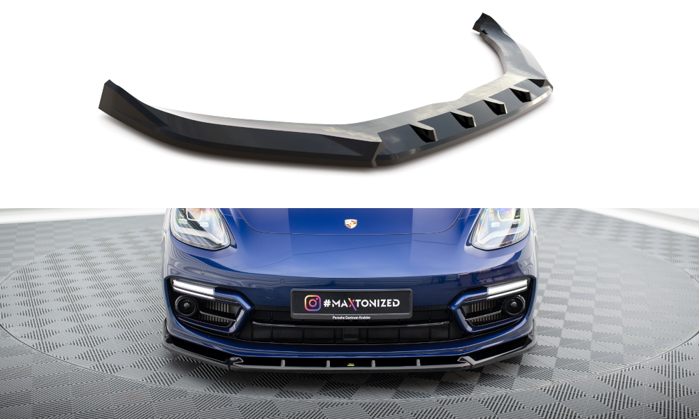 PORSCHE - PANAMERA - E-HYBRID 971 - FACELIFT - Front Splitter - V2 ...