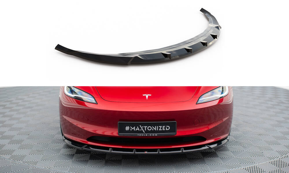 TESLA - MODEL 3 - FACELIFT - FRONT SPLITTER - V2 – Maxton Design Canada