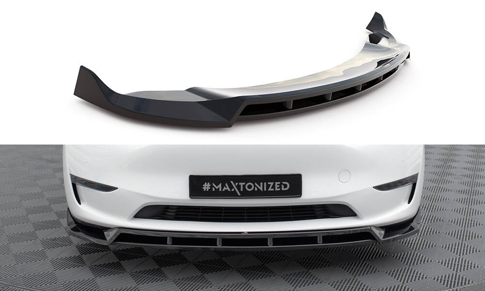 Tesla - Model Y - Front Splitter - V2 – Maxton Design Canada