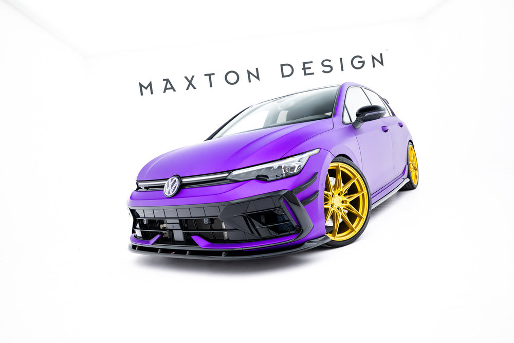 Volkswagen - Mk8 Facelift Golf R - Front Splitter - V2 – Maxton Design ...