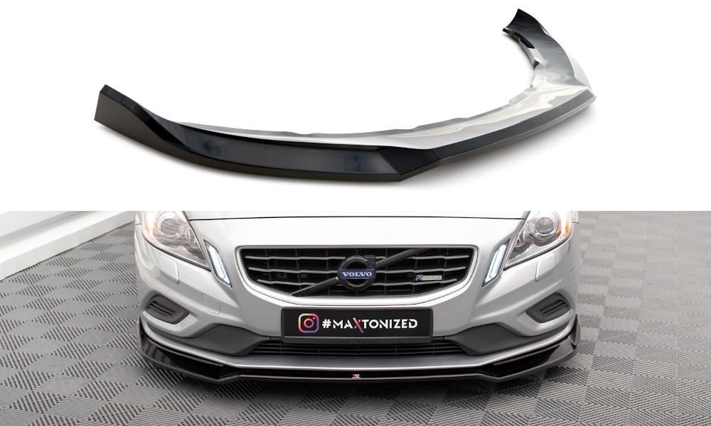 Volvo - S60 MK2 - R DESIGN - Front Splitter - V2 – Maxton Design Canada