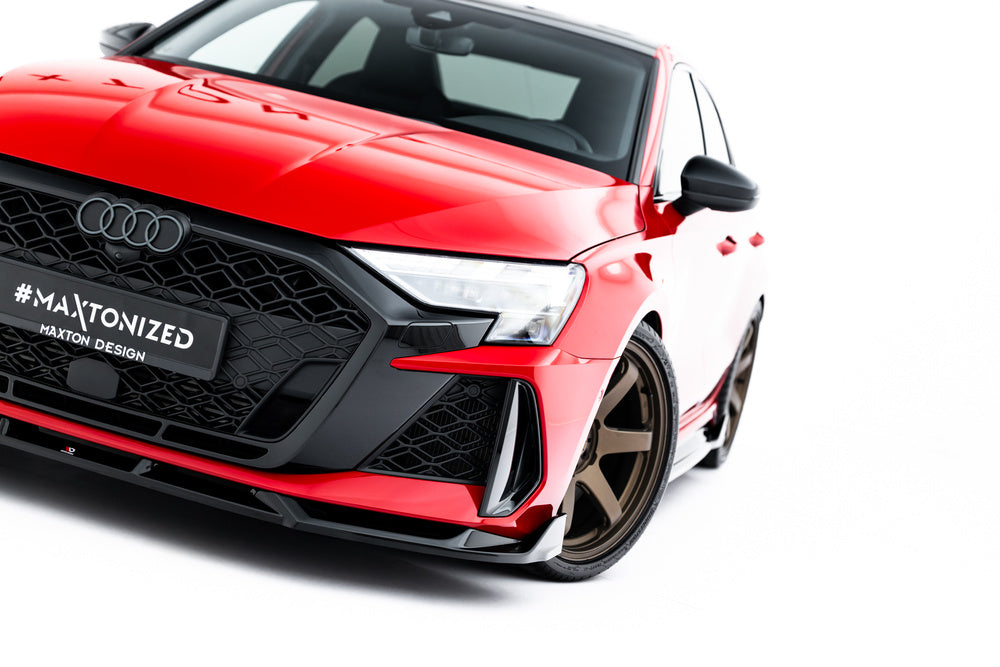 Audi - RS3 Sedan - 8Y Facelift - Front Splitter - V3 – Maxton Design Canada