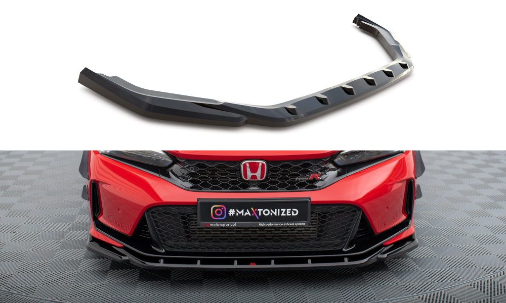 Honda - Civic Type - R - MK11 FL5 - Front Splitter - V3 – Maxton Design Canada