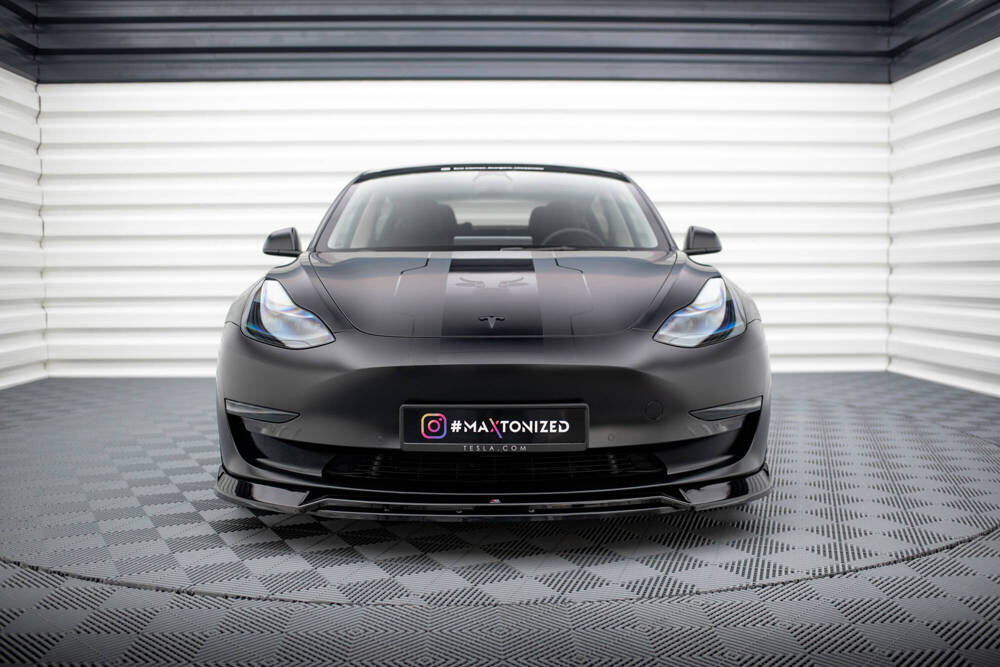 Tesla - Model 3 - Front Splitter - V3 – Maxton Design Canada