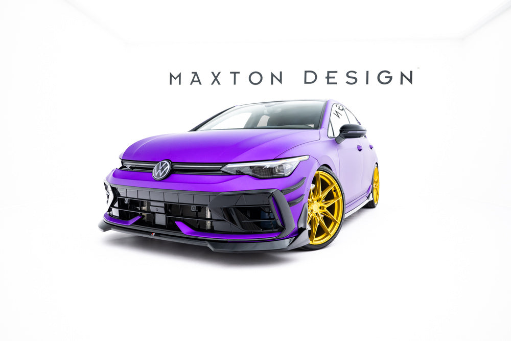 Volkswagen - Mk8 Facelift Golf R - Front Splitter - V4 – Maxton Design ...