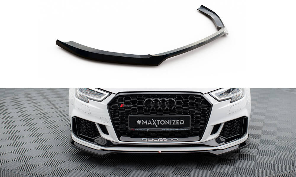 Audi - RS3 8V Facelift - Sedan - Front Splitter - V5 – Maxton Design Canada