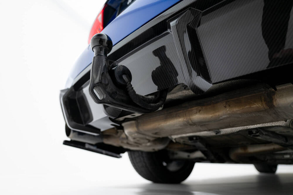 AUDI - RS6 C8 - REAR DIFFUSER - CARBON FIBER (version with towbar ...