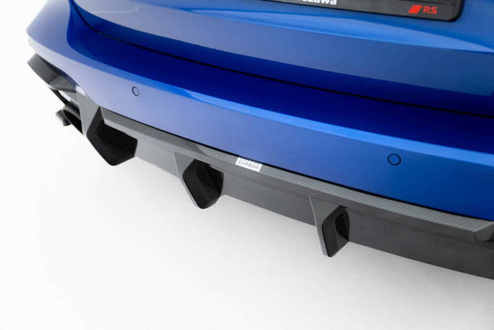 AUDI - RS6 C8 - REAR DIFFUSER - CARBON FIBER (version with towbar ...