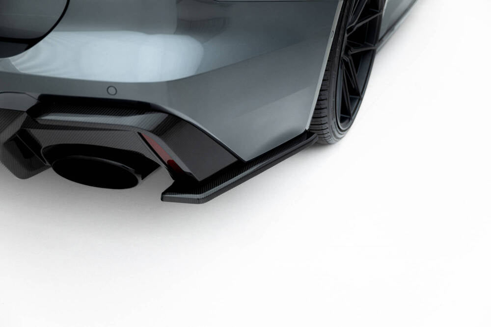AUDI - RS6 C8 - REAR SIDE SPLITTERS - CARBON FIBER – Maxton Design Canada