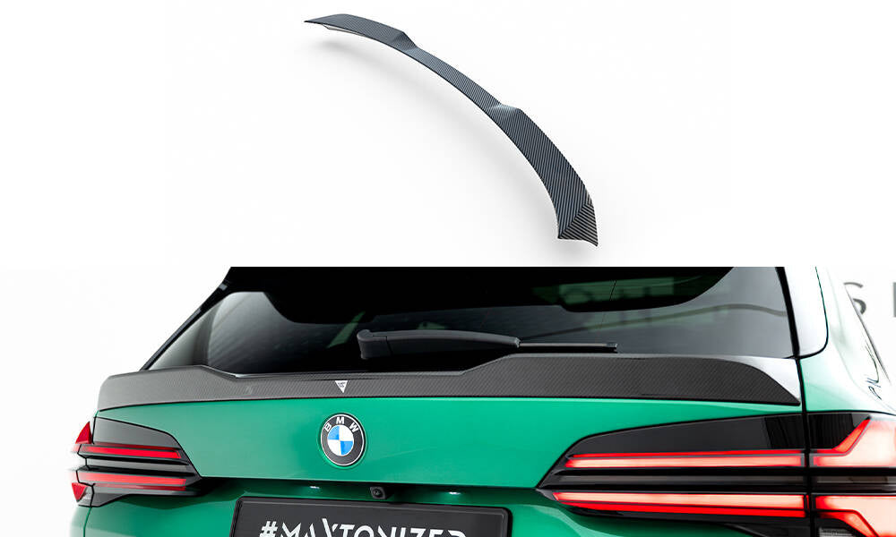 BMW - X5M - F95 FACELIFT - CARBON FIBER LOWER SPOILER – Maxton Design ...