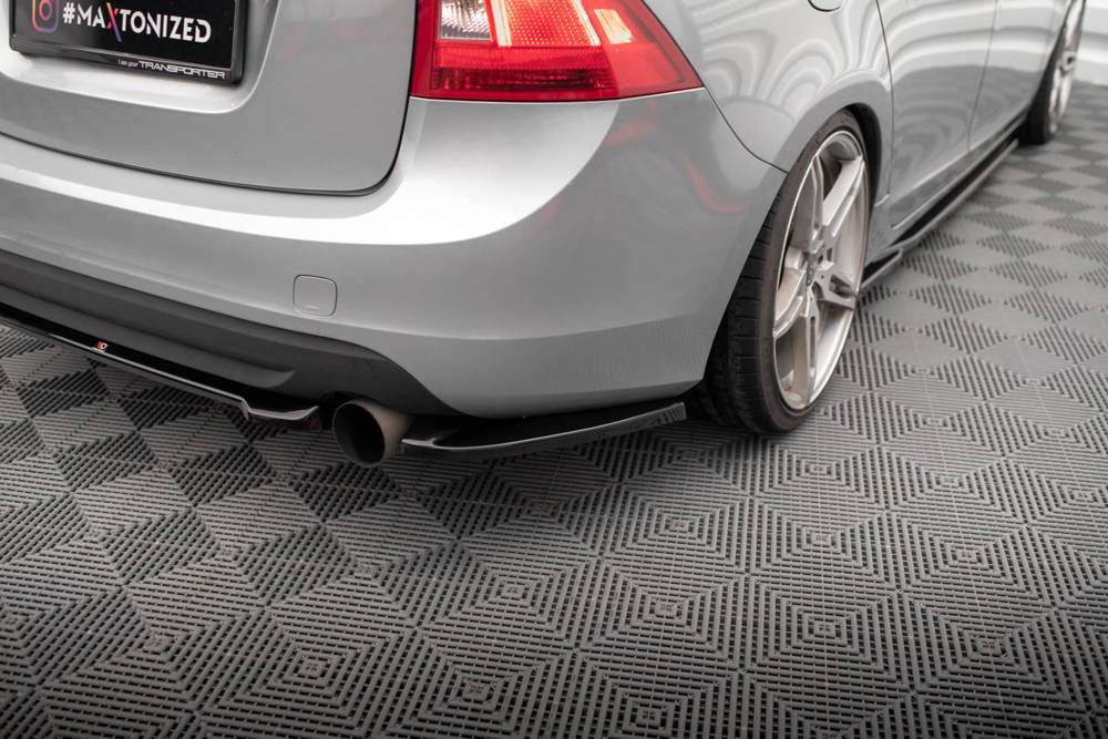 Volvo - S60 MK2 - R DESIGN - Rear Side Splitter – Maxton Design Canada
