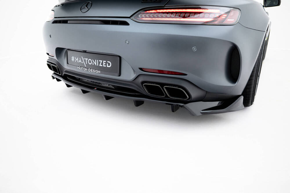 Mercedes - AMG GT C C190 Facelift - Rear Splitter (with vertical bars ...