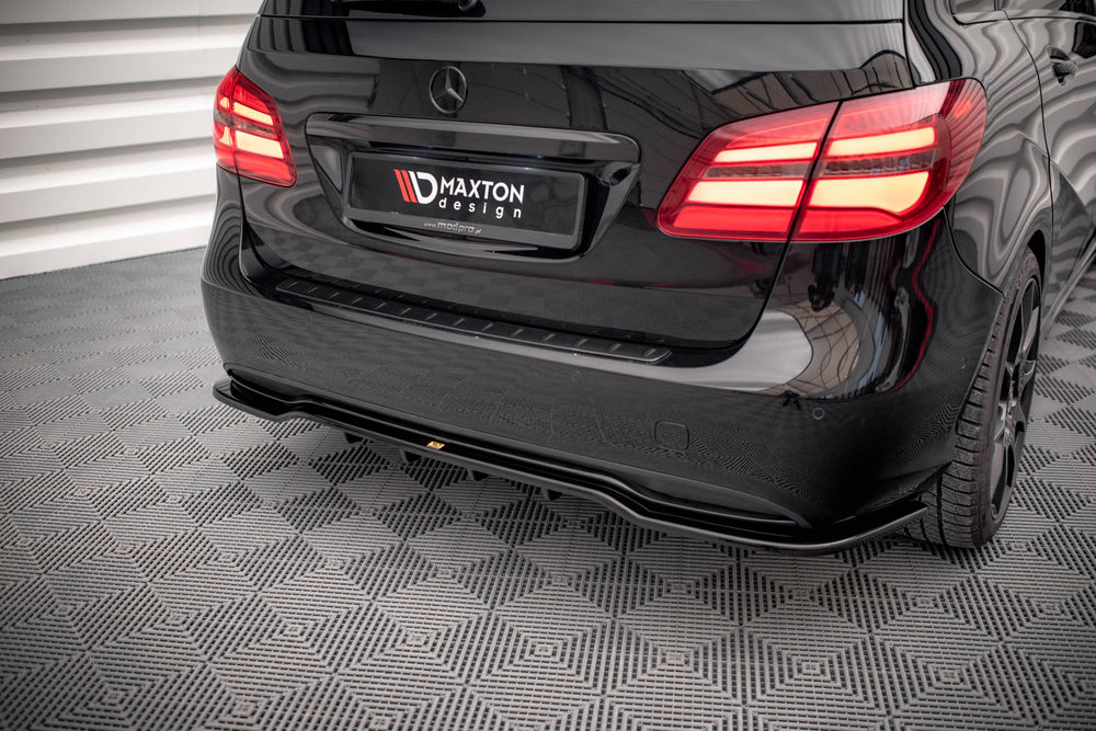 Mercedes - Benz B Class - W246 Facelift - Rear Splitter (with vertical ...