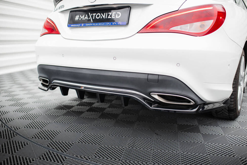 MERCEDES - BENZ CLA - C117 FACELIFT - REAR SPLITTER (WITH VERTICAL BAR ...