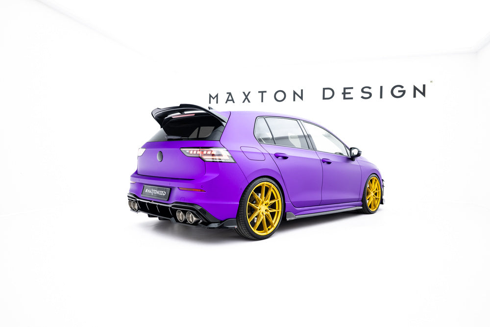 Volkswagen - Golf R - MK8/ Mk8 Facelift - Rear Splitter (with vertical ...