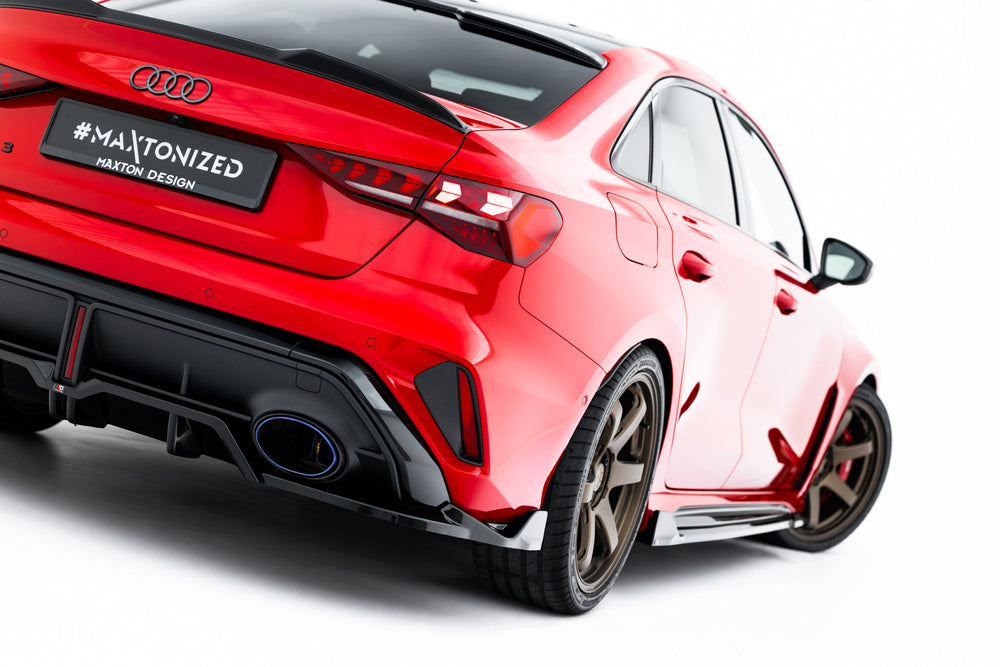 Audi - RS3 Sedan - 8Y Facelift - Rear Splitter (with vertical bars ...