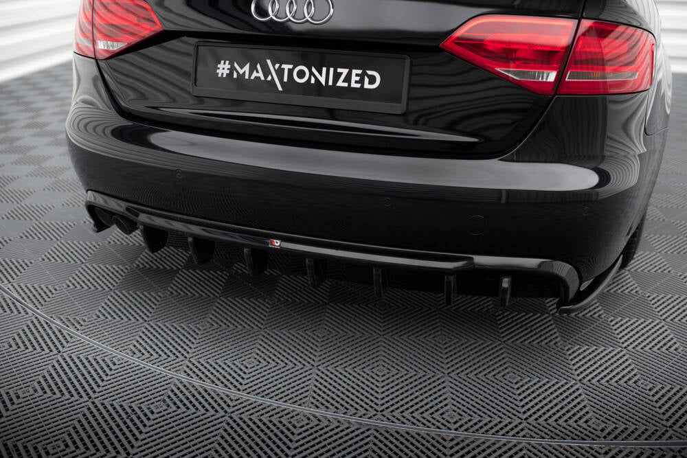 Audi - A4 B8 - Rear Valance (Single side dual exhaust version) – Maxton Design Canada