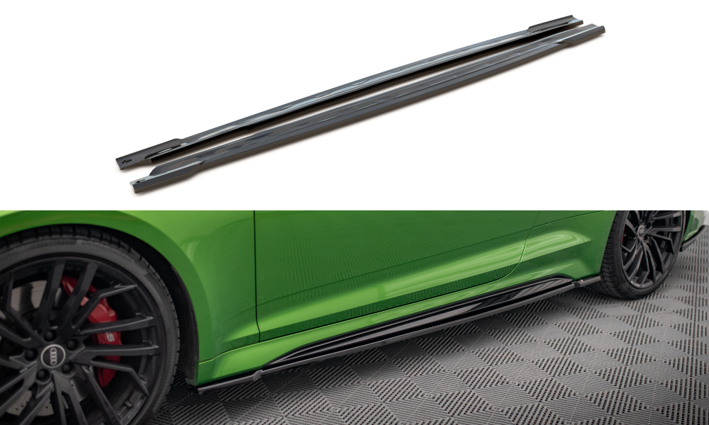 Audi - RS5 - COUPE - B9.5 - Side Skirts Diffusers - Facelift – Maxton ...
