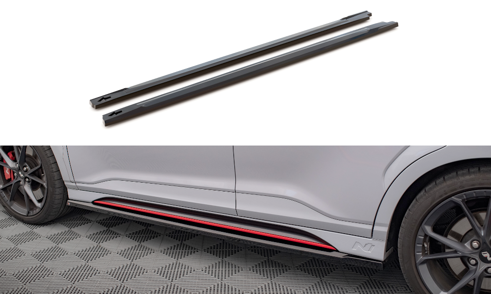 Hyundai - KONA N - MK1 - Side Skirts Diffuser - V1 – Maxton Design Canada