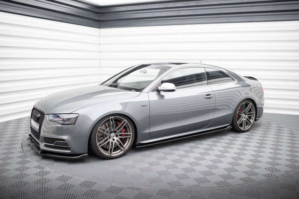 AUDI - B8.5 S5 / A5 S-LINE - COUPE - SIDE SKIRTS DIFFUSERS - V2 ...