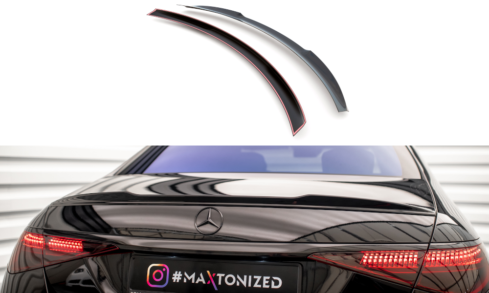 MERCEDES BENZ - S LONG AMG - LINE W223 - Spoiler Cap 3D – Maxton Design ...