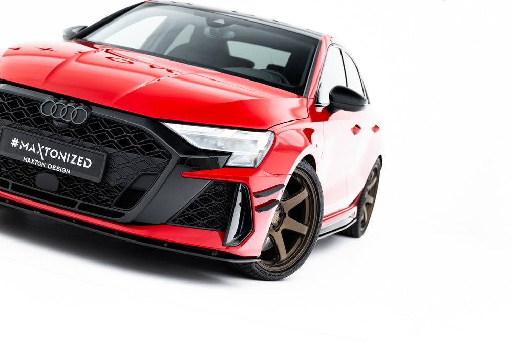 Audi - RS3 Sedan - 8Y Facelift - Street Pro Front Splitter – Maxton ...