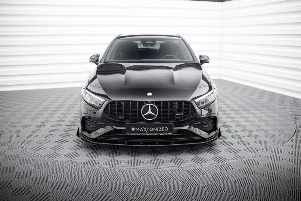 MERCEDES - AMG A35 - W177 - STREET PRO FRONT SPLITTER + FLAPS – Maxton ...