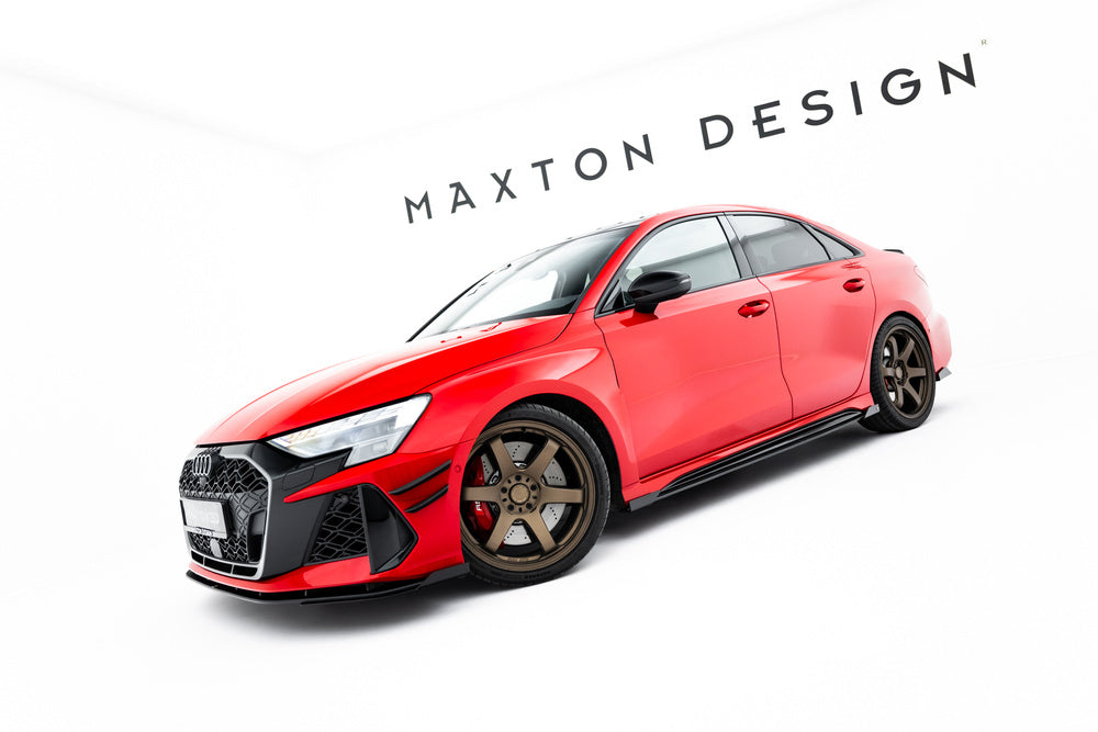Audi - RS3 Sedan - 8Y Facelift - Street Pro Side Skirts Diffusers + Fl ...