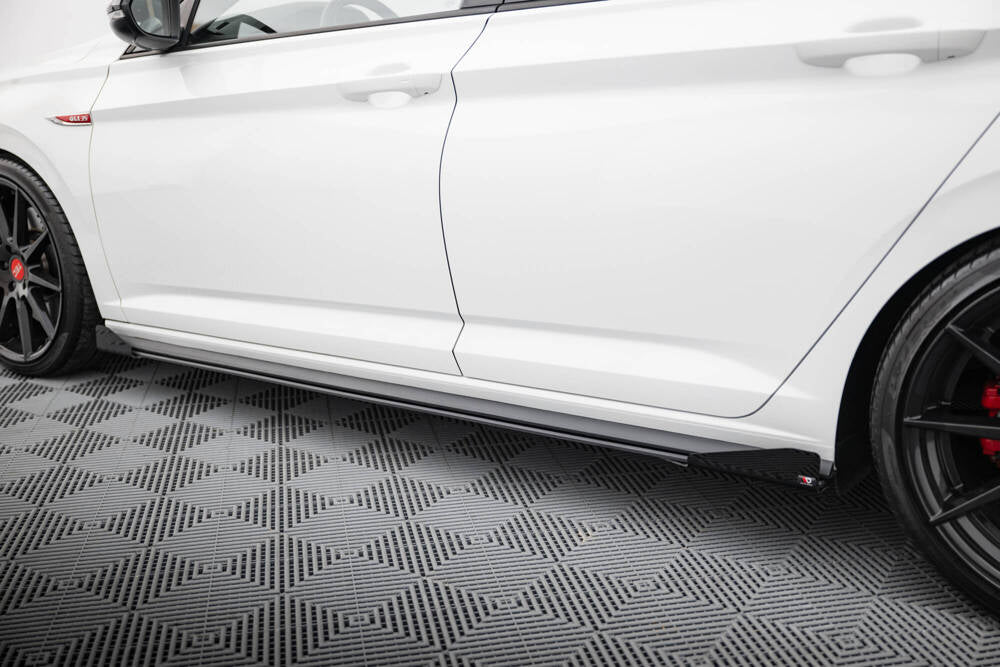 VOLKSWAGEN - JETTA GLI - MK7 - STREET PRO SIDE SKIRTS DIFFUSERS + FLAP ...