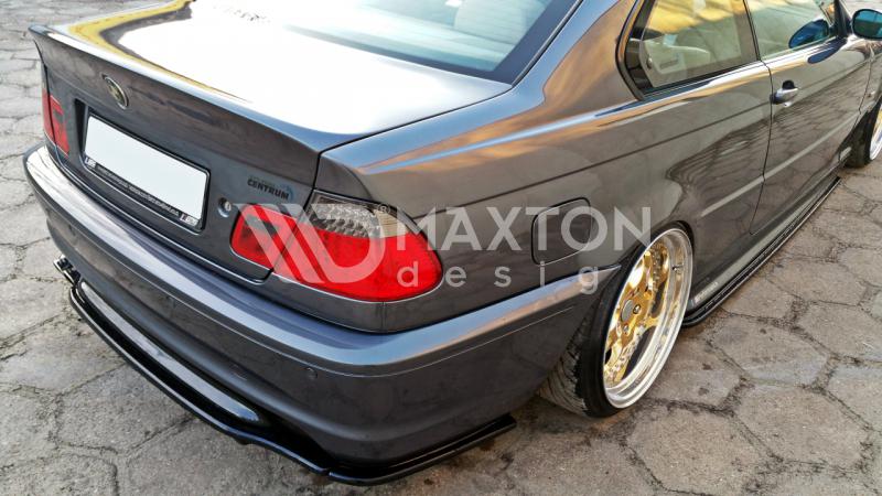 BMW - 3 Series - E46 - M Pack - Coupe - Center Rear Splitter - (With V – Maxton Design Canada