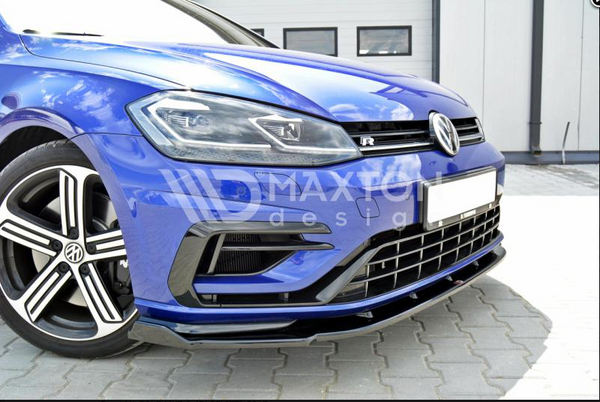 VOLKSWAGEN - MK7.5 GOLF R - FACELIFT - FRONT SPLITTER - V1 – Maxton ...