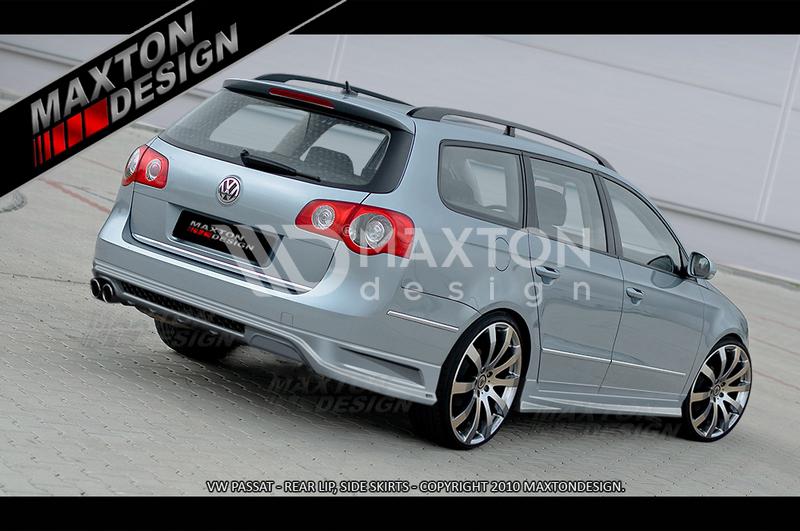 Volkswagen - Passat B6 3C - Wagon - Rear Bumper Extension – Maxton ...