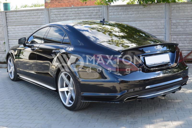 Mercedes - CLS - W218 - Rear Side Splitters – Maxton Design Canada