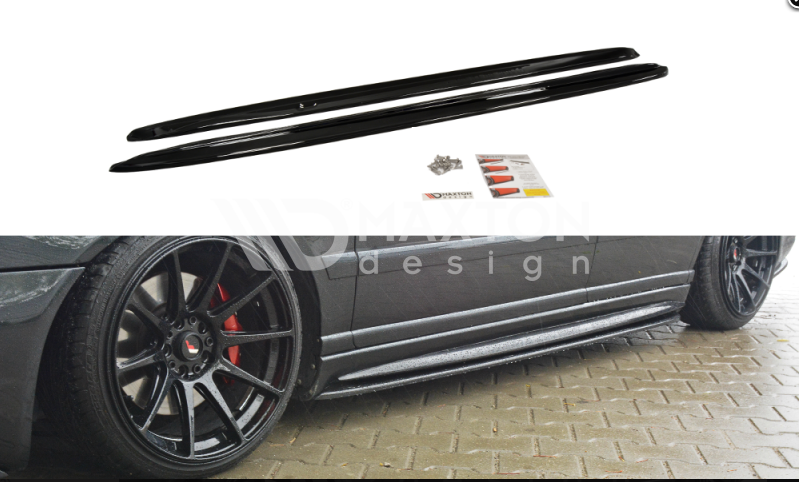 Audi - S4 B5 - Side Skirts Diffusers – Maxton Design Canada